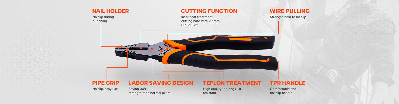 Nose Plier Tool factory - Insulated Combination Plier manufacturer from ...